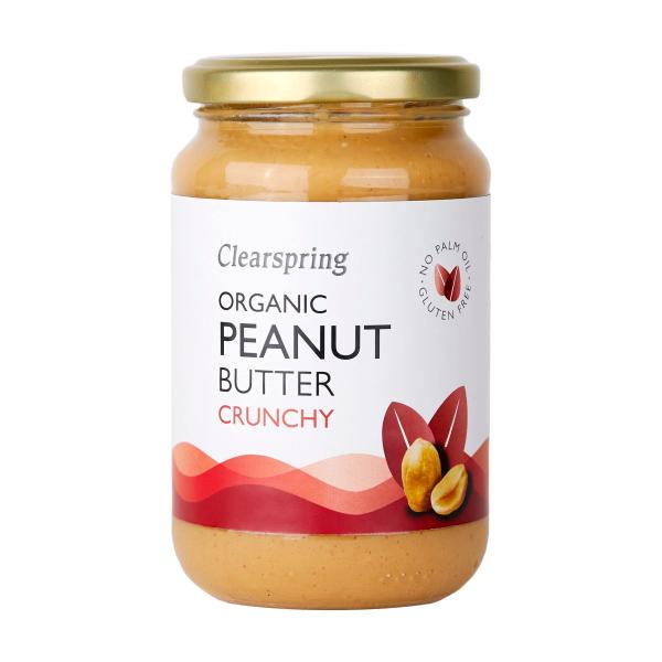 Clearspring CLEARSPRING(クリアスプリング) 有機ピーナッツバター・クランチ 350g ・【お料理にも使えます】そのままパンやクラッカーにのせて。フルーツと一緒に。砂糖不使用なので、お料理やお菓子作りにもおすすめです。...