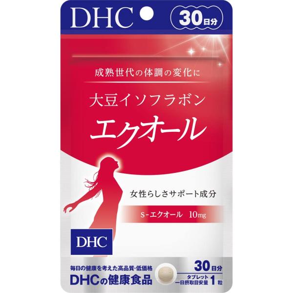 DHC 大豆イソフラボン エクオール 30日分 (30日) ・1日1粒目安/30日分・【アレルギー物質】大豆　※本品は特定原材料及びそれに準ずるアレルギー物質を対象範囲として表示しています。原材料をご確認の上、食物アレルギーのある方はお召し...