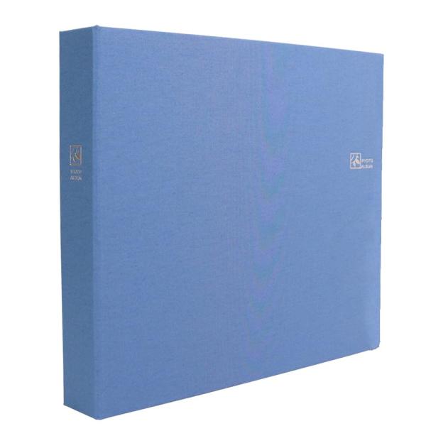 大容量 ナカバヤシ セラピーカラー ましかく 9面ポケットアルバム スクエア判720枚収納/カームブルー TCPK-SQ-720-CB/EC 写真 収納 フォトアルバム ・ポリプロピレン製スクエア判3段×3列ポケット3層黒エンボス台紙40枚...