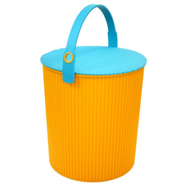 八幡化成 フタ付きバケツ オムニウッティ オレンジ LL 20L sceltevie omnioutil ヴィヴィッド 224952 日本製 ・サイズ:W330×D312×H338mm・原産国:日本・容量:20L・本体重量:1170g・材質...