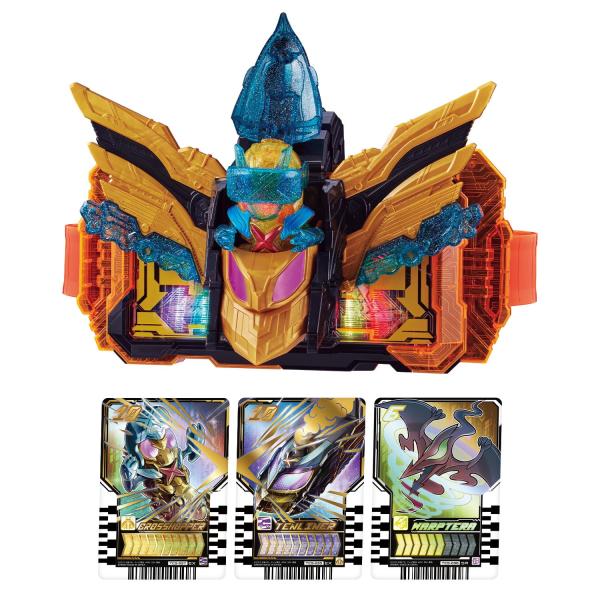 [BANDAI] DXクロスホッパー&amp;テンライナーセット ・『仮面ライダーガッチャード』より、 「DXクロスホッパー＆テンライナーセット」が登場！・（C）2023 石森プロ・テレビ朝日・ADK EM・東映・［使用電池］LR44 × ...
