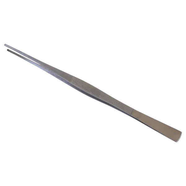 アネックス(ANEX) ピンセット ステンレス製 ギザタイプ 直型 300mm No.158 ・RoHS2対応:○・仕様:直300mm(先端ギザ)・材質:SUS410