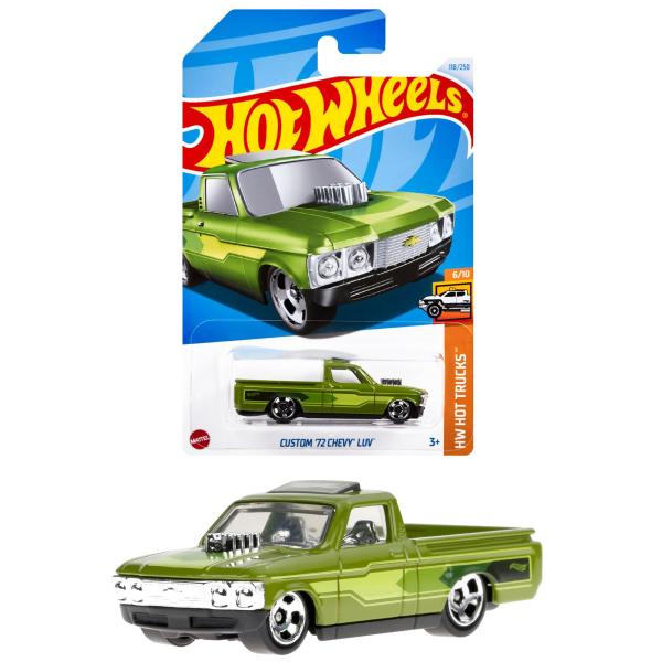ホットウィール(Hot Wheels) ベーシックカー カスタム '72 シェビー LUV【 ミニカー 】 【3才~】 HXP97 ・【プレゼントに最適】お誕生日、クリスマスプレゼント、入園・入学祝いなど記念日でのプレゼントにぴったりです。...