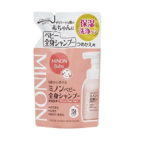 【第一三共ヘルスケア】ミノンベビー 全身シャンプー 詰替用 ３００ｍｌ ×４個セット(4987107616043-4)