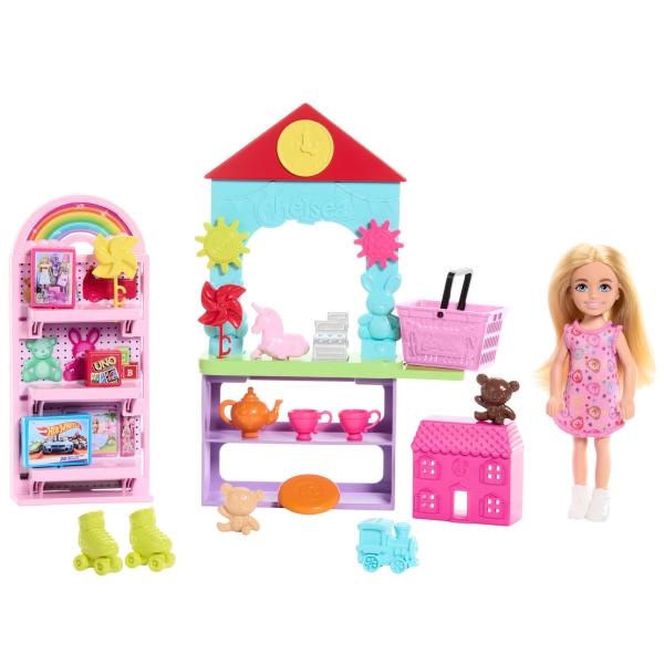 バービー(Barbie) チェルシーとはじめてのおもちゃやさん きせかえ人形・ハウス ままごと・ごっこ遊び 3歳から HNY59 ・【ごっこあそび】ごっこ遊びを通じて、お子様の想像力を育てることで、You Can Be Anything (...