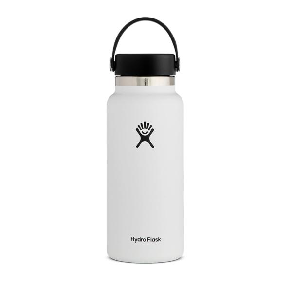 Hydro Flask(ハイドロフラスク) HYDRATION_ワイド_32oz 945ml 01ホワイト 5089025 01ホワイト ・保冷時間: 6時間後 6.5度 ※初期温度3.8度・材料: 本体-18-8ステンレス鋼 フタ-ポリプ...