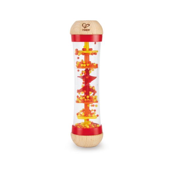 Hape(ハペ) ビーズレインドロップス(レッド) E0327 (1歳~) ・ひっくり返すと、こぼれ落ちるビーズと心地良い雨音が、感覚を刺激できる。・世界60か国以上で愛される知育玩具、ハペのおもちゃ。・対象年齢:1歳から・感覚を発達させる...