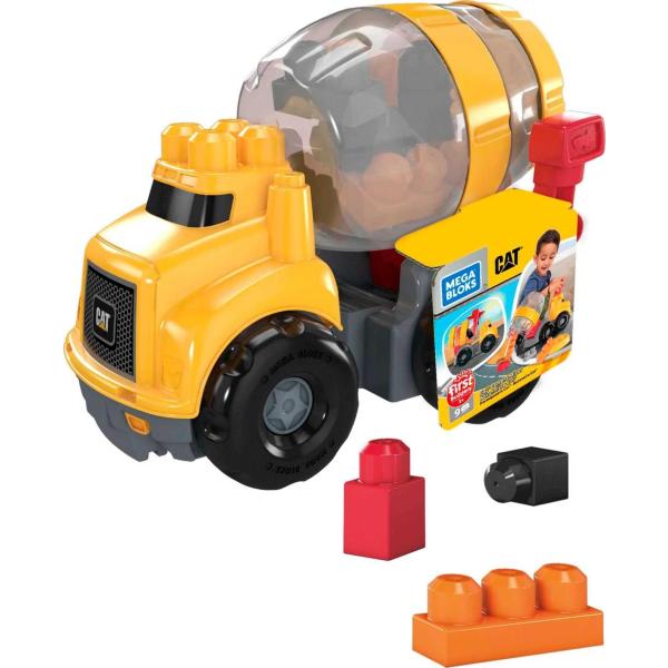 メガブロック(MEGA BLOKS) 1才からのメガブロック CATセメントミキサーカー 【ピース数9】 【1才~】 GFG11 ・【プレゼントに最適】お誕生日、クリスマスプレゼント、入園・入学祝いなど記念日でのプレゼントにぴったりです。・...