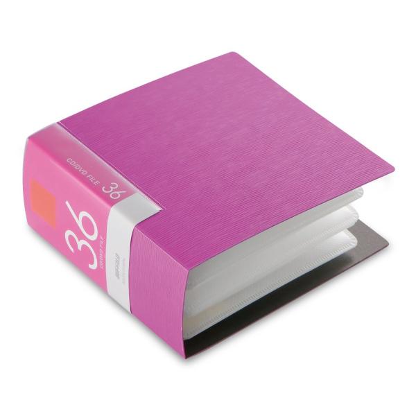 BUFFALO CD&amp;DVDファイルケース ブックタイプ 36枚収納 ピンク BSCD01F36PK ・BUFFALO CD&amp;DVDファイルケース ブックタイプ 36枚収納 ピンク BSCD01F36PK・パッケージ重量: ...