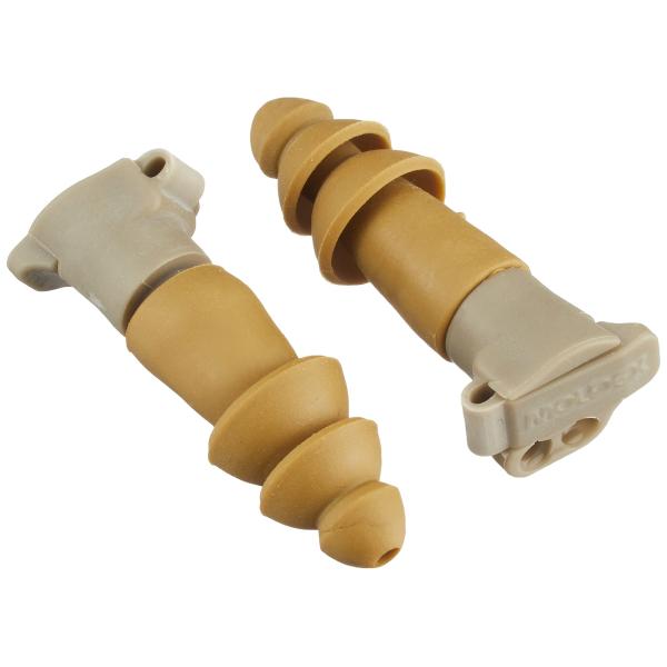 MOLDEX 戦闘・耐衝撃音用耳せん BATTLEPLUGS Sサイズ ・NRR値:24dB(キャップ閉時)・コード:有 (720mm)サイズ:SNRR値(dB):24(キャップ閉時)質量(g):16・工場内の大型プレス音対策、爆薬音対策。...