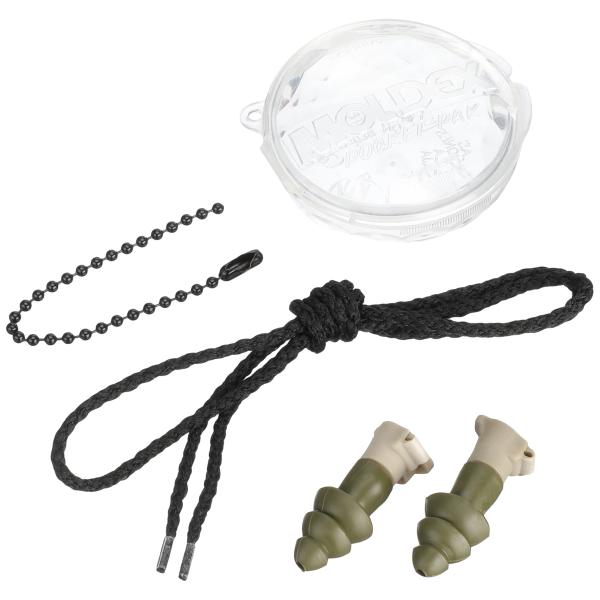 MOLDEX 戦闘・耐衝撃音用耳せん BATTLEPLUGS Mサイズ ・NRR値:24dB(キャップ閉時)・コード:有 (720mm)サイズ:MNRR値(dB):24(キャップ閉時)質量(g):17・工場内の大型プレス音対策、爆薬音対策。...