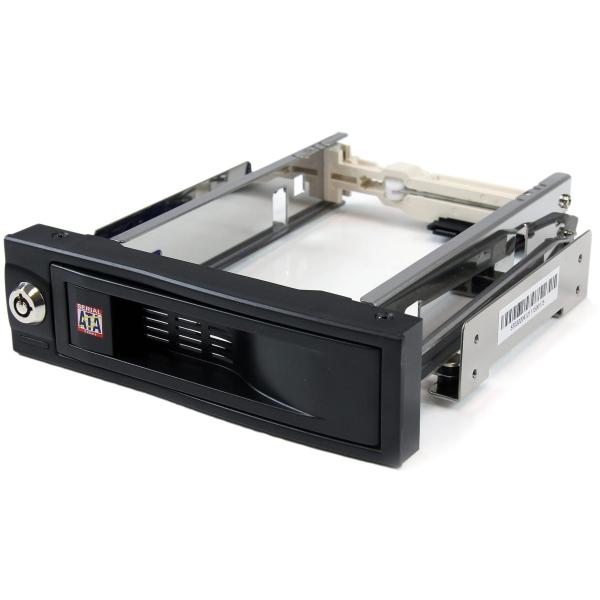 StarTech.com 5インチベイ内蔵型ハードディスクリムーバルケース トレイ/ケース不要 3.5インチSATA HDD専用モバイルラック ホットスワップ/プラグ&amp;プレイ HSB100SATBK ・ゴム製内部緩衝材・フロントアク...
