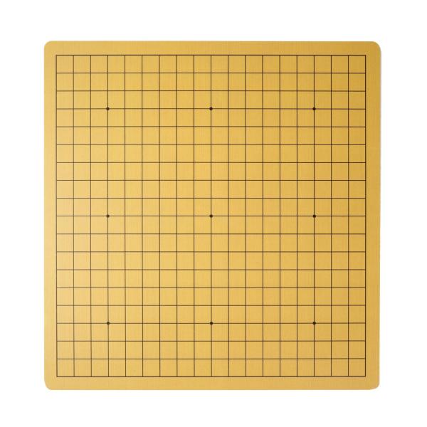 [スプレンノ] 囲碁 碁盤 囲碁盤 19路 13路 リバーシブル 両面使用可能 薄型 44×47cm 530g ・【コンパクトで安定感のあるデザイン】 厚さわずか5mmのスリムなデザインで、ちょっとした隙間に差し込んで収納できます。重さはわ...