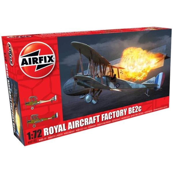 エアフィックス 1/72 ロイヤル・クラフト・ファクトリー BE2c プラモデル ・組み立て、塗装が必要なプラモデル。別途、工具、塗料等が必要。