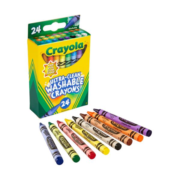 クレヨラ (Crayola) クレヨン 24色 水で落とせる 正規品 526924 ・【こんな方に適する】ぬりえやお絵かき帳が大好きな男の子や女の子・【サイズ】長さ 約 9.2cm・【セット内容】ウォッシャブルクレヨン 24本・【商品概要】...