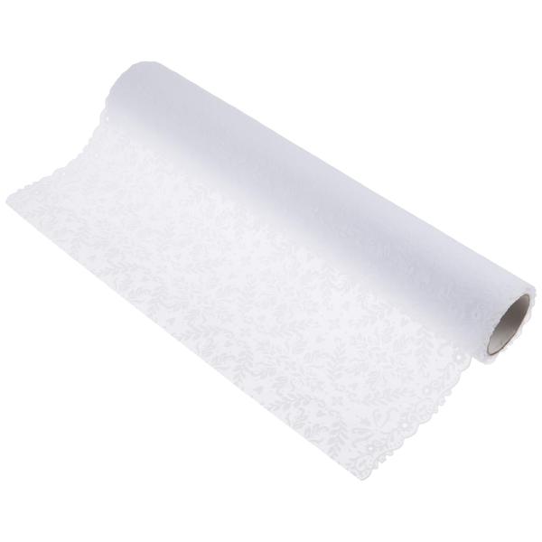 ワイズ レース棚敷きシート40ｃｍ幅 ラシーヌ WZ63730 ・EVA樹脂耐熱温度(約):60・商品サイズ(約)：W400×D5×H2500mm