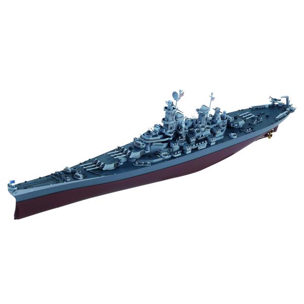 童友社 1/700 凄!船舶プラモデル No.21 アメリカ海軍 戦艦 ミズーリ BB-63 色分け済みプラモデル ・1/700スケール・ステッカーを貼るだけでもリアルなモデルが製作可能・組み立てが必要なプラモデル。別途、工具等が必要。