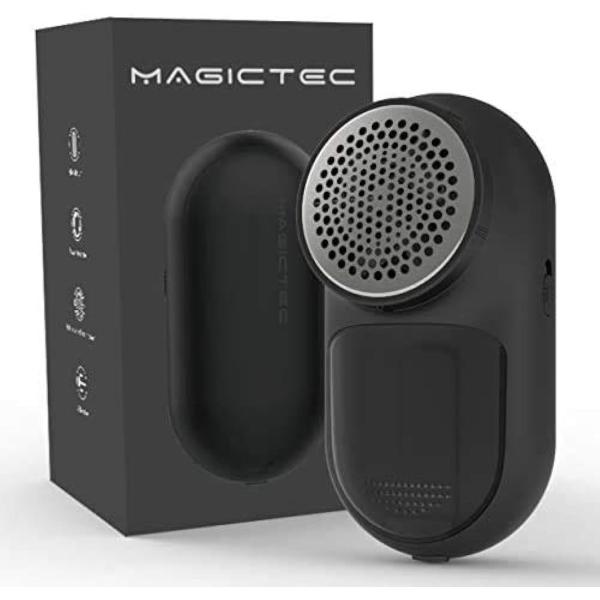 Magictec Uner 毛玉取り 電動 毛玉取り機 USB充電式 3枚刃 強力 毛玉取り器【ブラック】