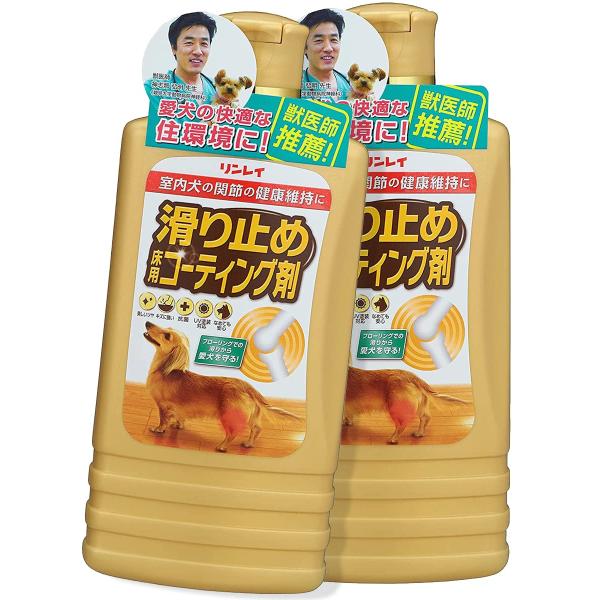 【まとめ買い】リンレイ 滑り止め 床用コーティング剤 500ml【×2個】 ・UV塗装の床は勿論、ワックスフリーにも対応しており、幅広いフローリングに使えます。・丁度良い光沢度ながら、ワックスらしい美しいツヤを付与します。・内容量：500m...