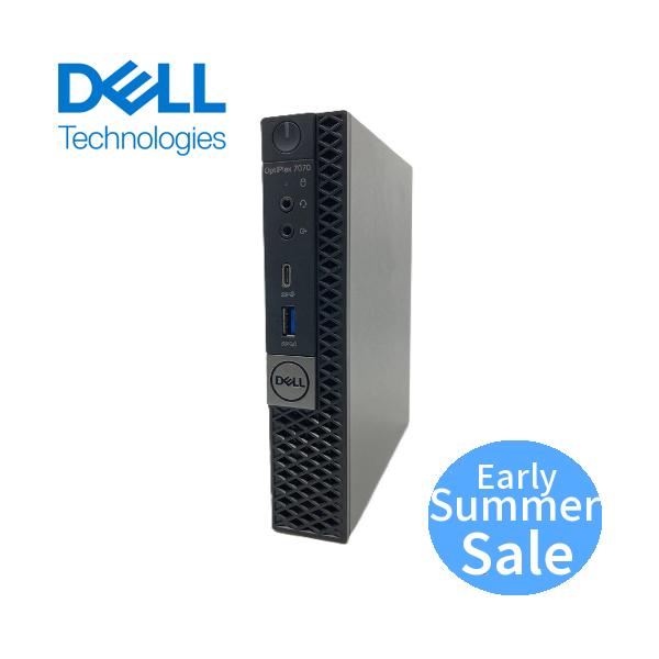 DELL OPTIPLEX 7070 Micro★基本スペックCPU：Core i5-9500T 2.2GHzメモリ：16GBSSD：512GBグラフィック：Intel UHD Graphics 630光学ドライブ：なしOS：Windows...