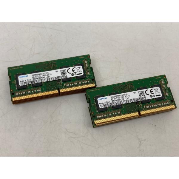 中古メモリDDR4 2400 PC4-19200 4GBモジュールメモリ　2枚セットノートPC用メモリ仕様容量：4GB　2枚セットタイプ：DDR4 non-ECC ノートPC用メモリSAMSUNG製チップ抜き取り品中古動作品外観：目立つ傷な...