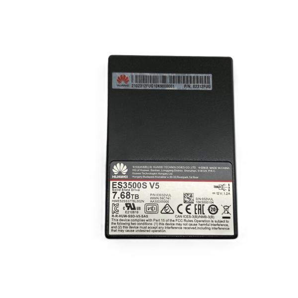 Huawei ES3500S V5型番：HWE52SS37T6L002N容量:7.68TB接続：SAS  シリアル接続SCSIHuaweiサーバー抜き取り品状態：SMART値正常付属品：なし★安心14日間保証★
