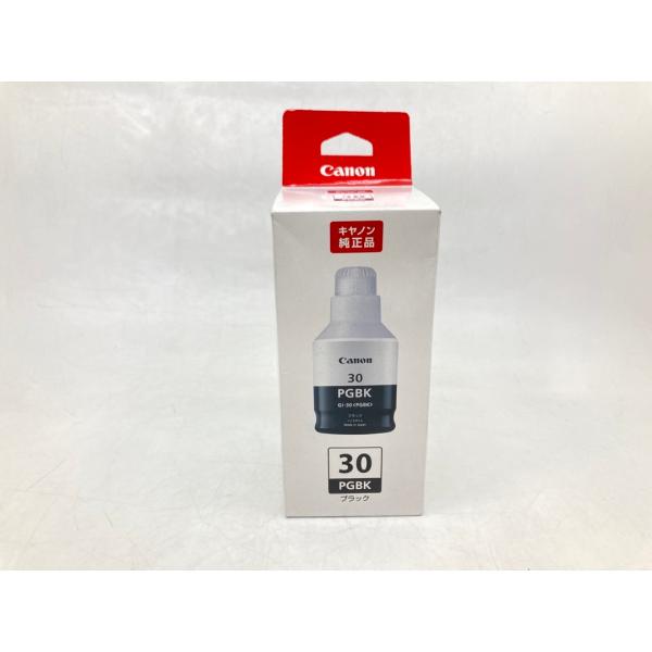 Canon純正インクボトルGI-30PGBK ブラック★適合機種★GX5030GX6030GX7030GM2030GM4030▼状態未開封・未使用品（外箱に多少のダメージがある場合がございます）※有効期限切れ品ですアウトレット品につき保証は...
