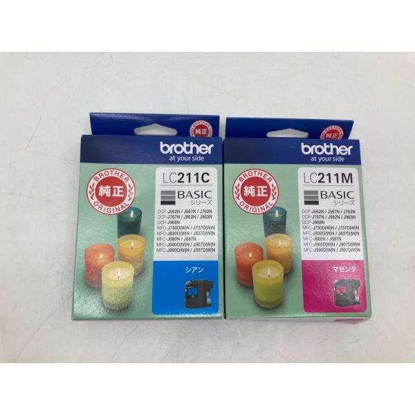 brother 純正インクカートリッジLC211 各色（ブラック、シアン、マゼンタ、イエロ−）★適合機種★DCP-H562N/J567N/J762NDCP-J767N/J962N/J963NDCP-J986NMFC-J730D(W)N/J7...