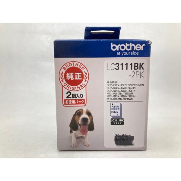 brother 純正インクカートリッジLC3111BK-2PK　ブラック 2個入りパック★適合機種★DCP-J572N/J577NDCP-J582N/J587NDCP-J972N/J973N/J978NDCP-J981N/J982N/J98...