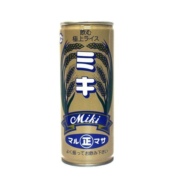 よく振ってから中身をコップに開けると、とろみのあるベージュ色の飲み物！大麦らしき黒いつぶつぶも有。これで泡盛を割って絶品「ライスミルク割り」になります！
