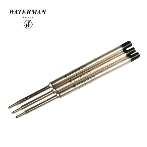 ■ブランド ： WATERMAN / ウォーターマン■カテゴリー ： ボールペン 替芯■型番 ： wm-2139455-x3■ペン先サイズ ： M 中字 1.0mm■インクカラー ： ブラック■内容品 ： ３本セット■対応モデル ： オーダ...