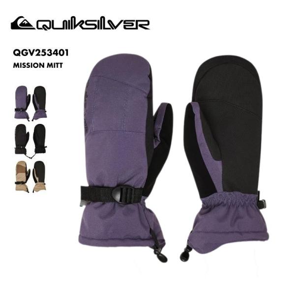 QUIKSILVER/クイックシルバー メンズ ミトングローブ MISSION MITT 2025-26SNOW QGV253401しっかり雪をガードするミトンは、グローブ内部が冷えにくく寒がりな方におすすめです。親指に鼻・ゴーグル拭きパネ...