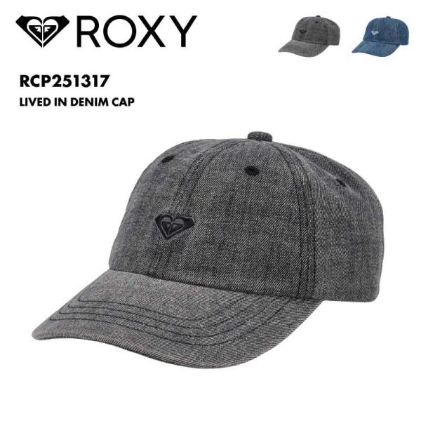 ROXY/ロキシー レディース キャップ LIVED IN DENIM CAP 2025 SPRING JP RCP251317デニム素材の6パネルキャップです。製品加工を施しているので、風合いが良く色落ち感を楽しめるのが特徴です。バックの...