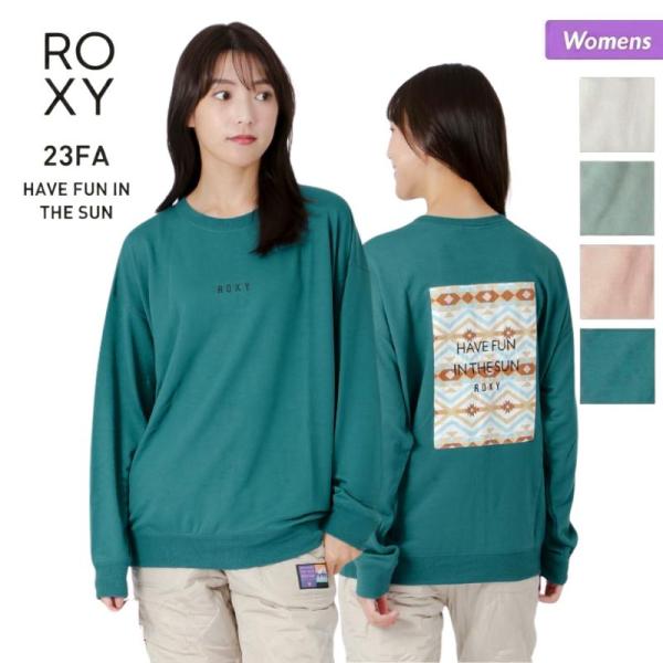 【ROXY/ロキシー】レディース ロングTシャツ RLT234806 HAVE FUN IN THE SUN 2023 FALLTシャツよりも肉感のある、ミニ裏毛のクルーネックプルオーバートップス。フロント中央にはロゴ刺繍、バックには大きな...