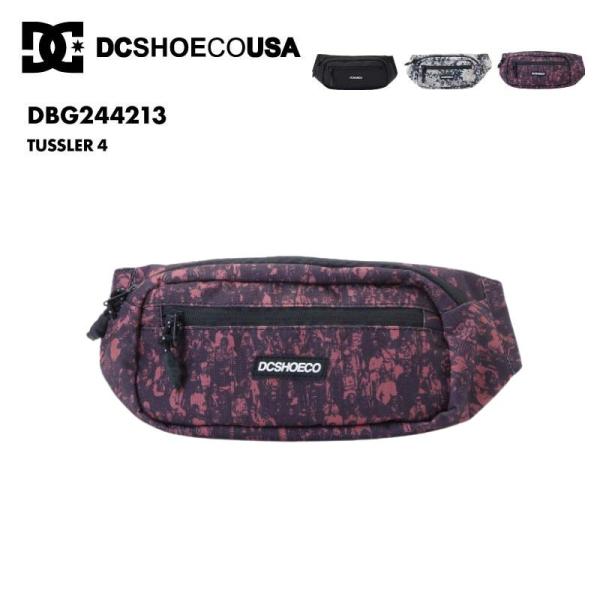 DC SHOES/ディーシー メンズ ウエストバッグ TUSSLER 4 2024 FALL DBG24421300%リサイクルポリエステル使用の容量1.62Lウエストパック。フロントにはDCSHOECOロゴのPVCパッチをあしらいました。...