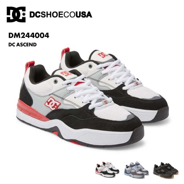 DC SHOES/ディーシー メンズ スケートボード シューズ DC ASCEND 2024 FALL DM244004OCSTYLE オーシースタイル OCスタイル 靴 運動靴 軽量 スニーカー スケシュー クッション スケボー ローカッ...