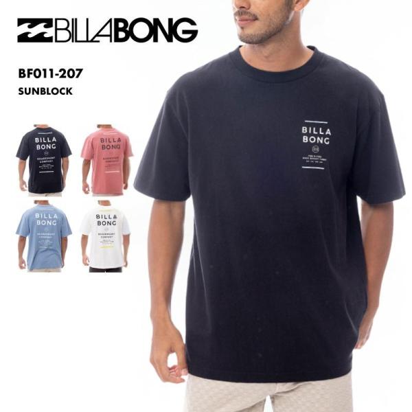 BILLABONG/ビラボン メンズ 半袖 Ｔシャツ SUNBLOCK 2025 SPRING BF011-207上質な16/1天竺を使用した厚手のクルーネックTシャツ。バックに大きくSUNBLOCKロゴを配し、上下にアクセントカラーのライ...