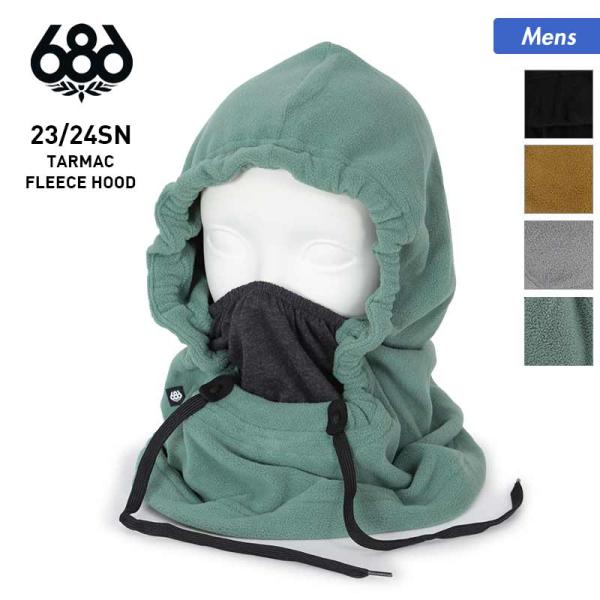 686/シックスエイトシックス メンズ フード付ネックウォーマー Tarmac Fleece Hood 2023 SNOW M2WFMSK04フリース素材を使用したフード付ネックウォーマー。口周りのライニングにはメリノウール混素材を使用し滑...