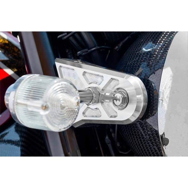 PMC ピーエムシー ARCHI Headlight Bracket Cover - Universal M10 - Silver Z900RS 189-4142