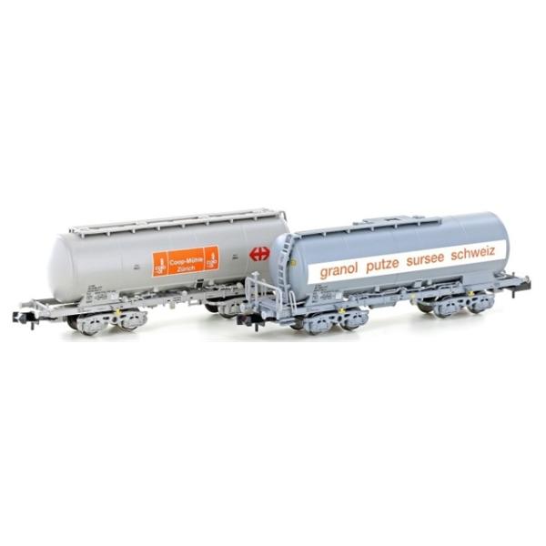 正規品 カトー 鉄道模型 サイロタンク車 SBB Granol+COOP,Ep.IV （2両） 05123491