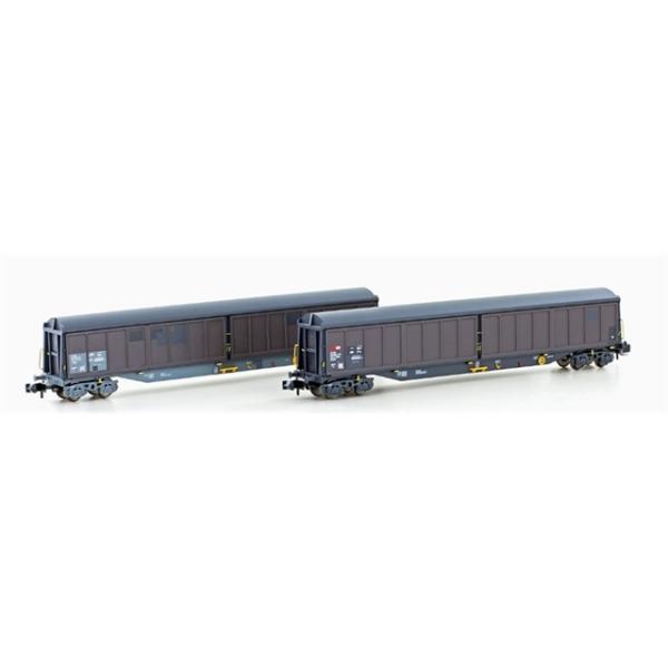 正規品 カトー 鉄道模型 (N)SBB Habils Schiebewandwagen Ep VI 2両セットA 05123440