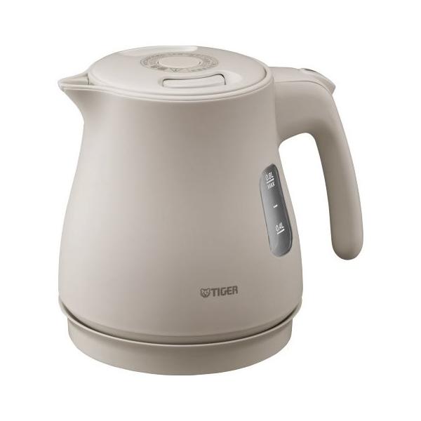 TIGER タイガー 蒸気レス電気ケトル アーバンベージュ 0.8L PCV-A080-CU
