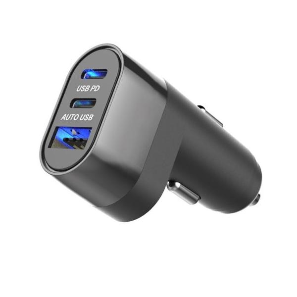 kashimura カシムラ DC-47W USB 3ポート  コンパクト  自動判定 DC-060