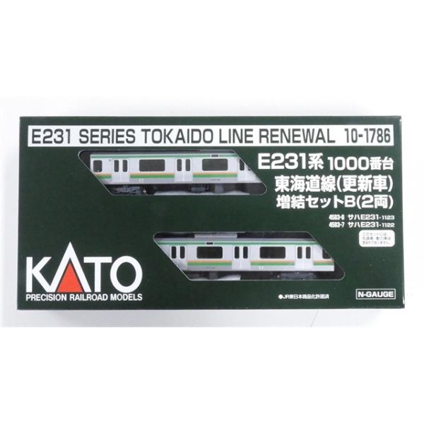 正規品 カトー 鉄道模型 E231系1000番台東海道線（更新車） 増結セットB（2両） 10-1786