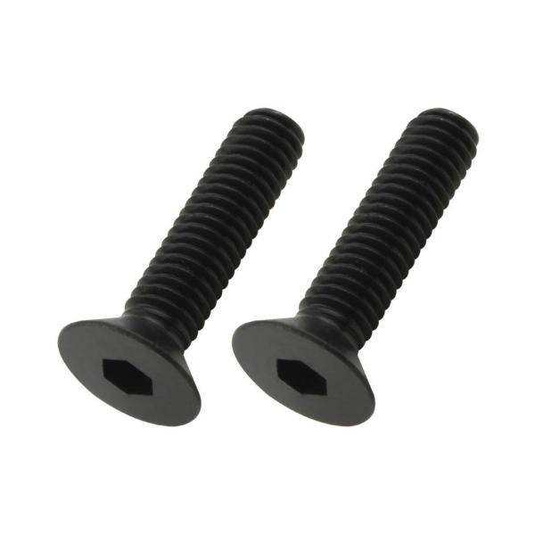 サラキャップボルトにブラックカラーが登場特殊な薬品につけることで表面を変色させてありますのでメッキの様に剥がれることはありませんステンレス製ですので錆に強い特性・強度もそのままです。◆サラキャップボルト　M6X25mm◆2本入り◆ブラック◆...