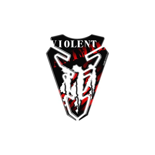 ワンデザイン タンクパッド バイオレント VIOLENT レッド 229x168mm CGEXRP