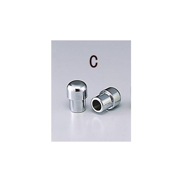 ナイロン製 外径φ22mm 打ち込みタイプ<br>ハンドル内径φ18mmに適合<br>1set 2ヶ入<br><br>