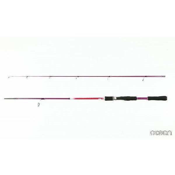 バス釣りでも使える6'6Ft(2.0m)！ボートシーバスにも最適！・全長6ft6(1.98m) カーボン90%・先端径1.7mm/元径14.0mm・自重145g、2本継/仕舞寸法105cm・適合ライン 6-14LBS・ルアーウエイト5−14...