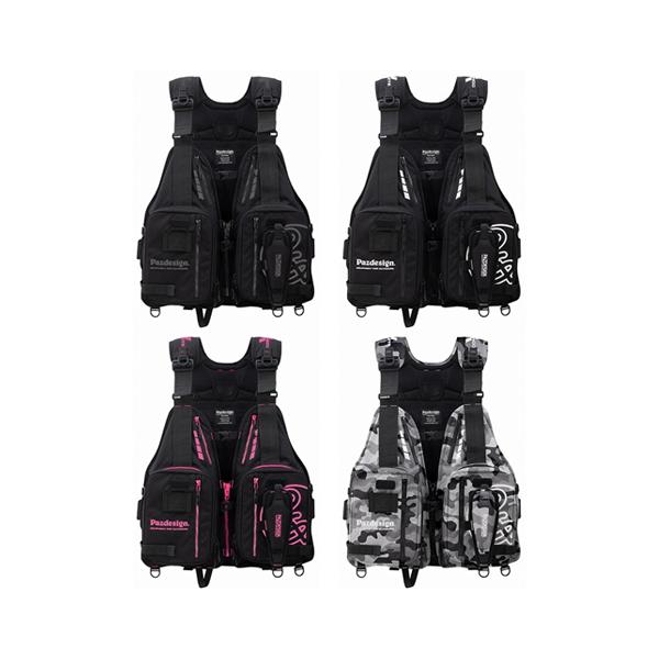 ■本体：インビスタ社製500Dコーデュラリップストップ ■浮力材：ビーズフロートシステム（ポリスチレン）■サイズ：フリーBOX収納時のフロントポケットの膨らみを減少させる為、ベスト本体（浮力体側）に収納スペースを埋め込んだ革新的ポケット構造...