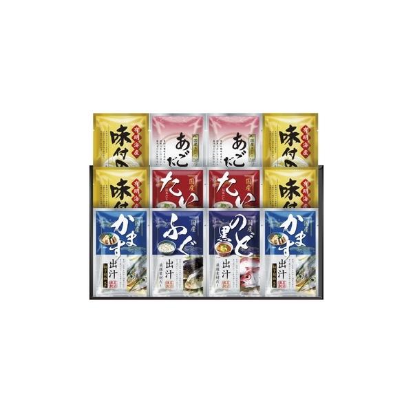 ※こちらの商品は、10営業日程度にて発送いたします。【商品説明】●商品内容：味付海苔（6切6枚）×4・あごだし（8g×2）×2・かますだし（8g×2）×2・たいだし（8g×2）×2・ふぐだし（5.8g×2）・のどぐろだし（5.8g×2）  ...